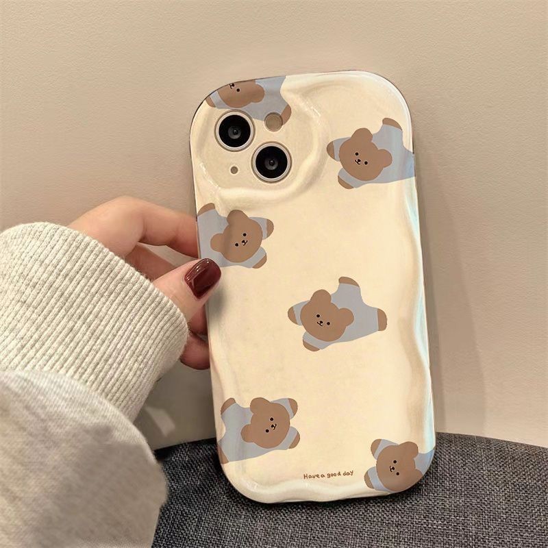 【新款】全包ProMa15XR14殻小熊iPhone13趴手機12趴7891011蘋果XS可愛 | 蝦皮購物