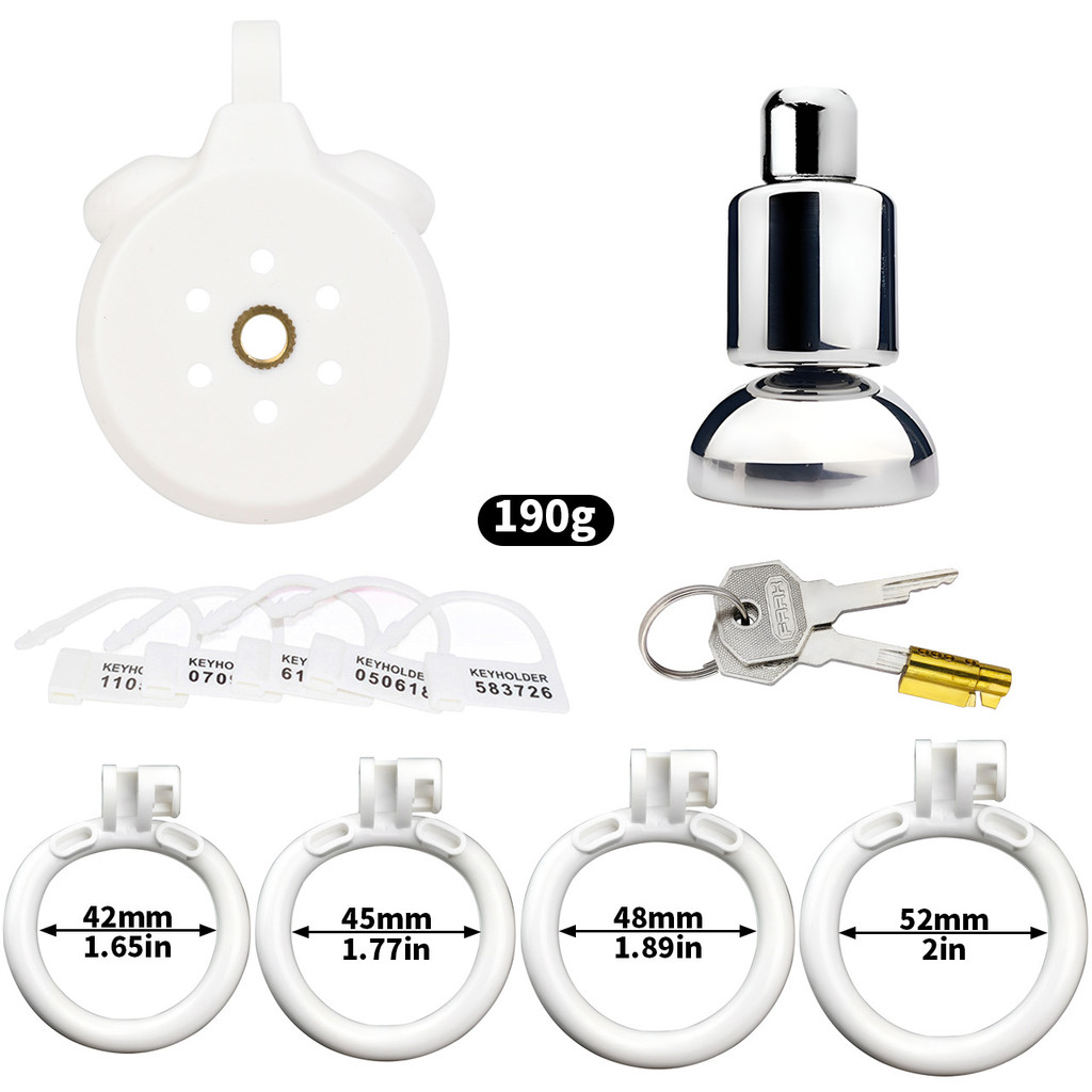 【下標送禮品】FRRK-3216平闆負數貞操鎖男用陰莖束縛控慾防逃脫輕便樹脂貞潔器 男用 貞操鎖男用 貞操帶 cb鎖 戒 | 蝦皮購物