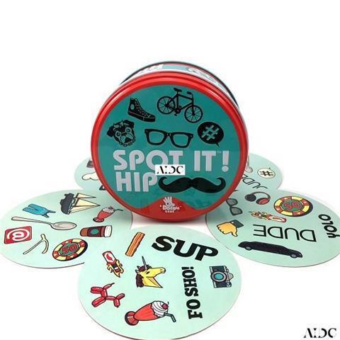 Dobble Spot It Card Game Toy Iron Box Sport Go Camping Hip | 蝦皮購物