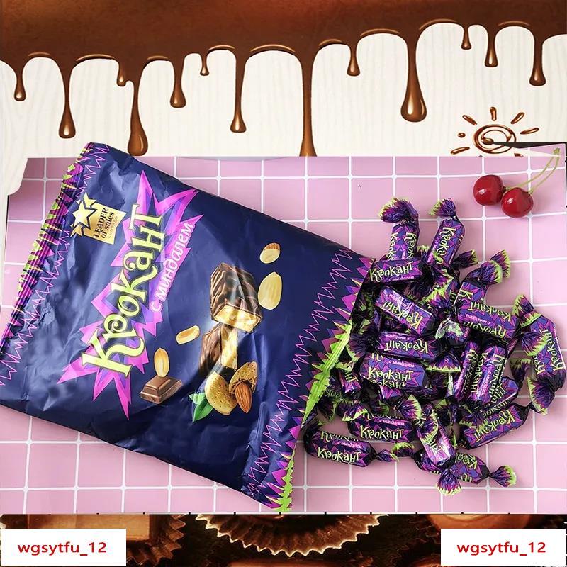 MCPUIH俄羅斯原裝進口KDV紫皮糖500g大份裝 夾心巧克力花生零食、餅乾 休閒零食 辦公室零食IRC | 蝦皮購物