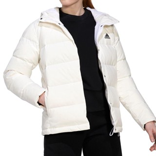 Adidas W Helionic HO J 女 白色 運動 休閒 連帽外套 羽絨外套 外套 HG4887 | 蝦皮購物