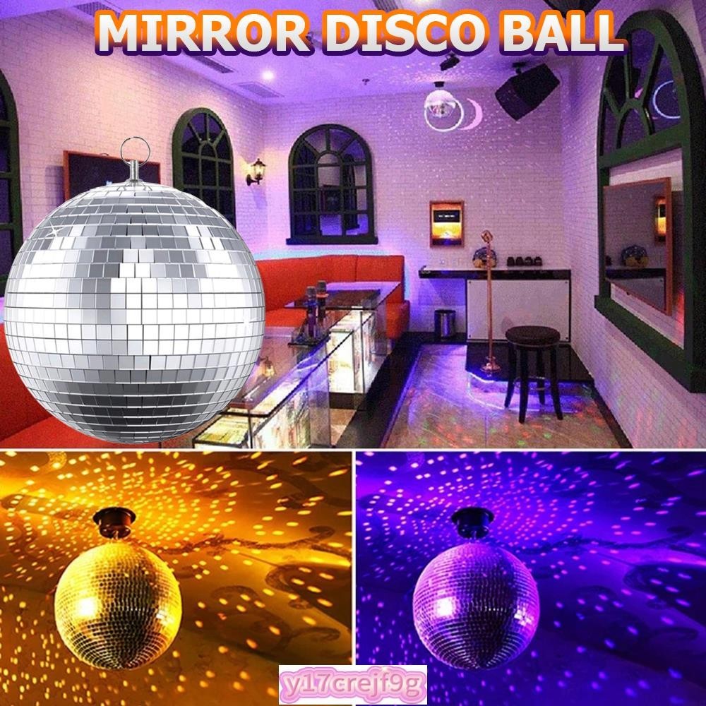 Glass Mirror Balls Reflective Glass Rotating Mirror Ball Han | 蝦皮購物