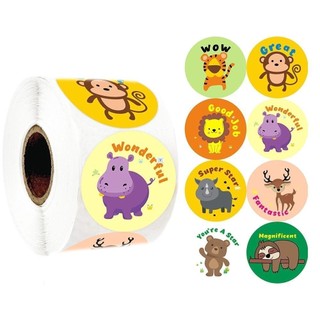 Reward Stickers for Kids Teacher Cute Animals Classroom | 蝦皮購物