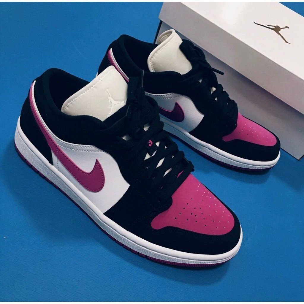 Air Jordan 1 Low Black Cactus Flower 黑粉 DC0774-005 | 蝦皮購物