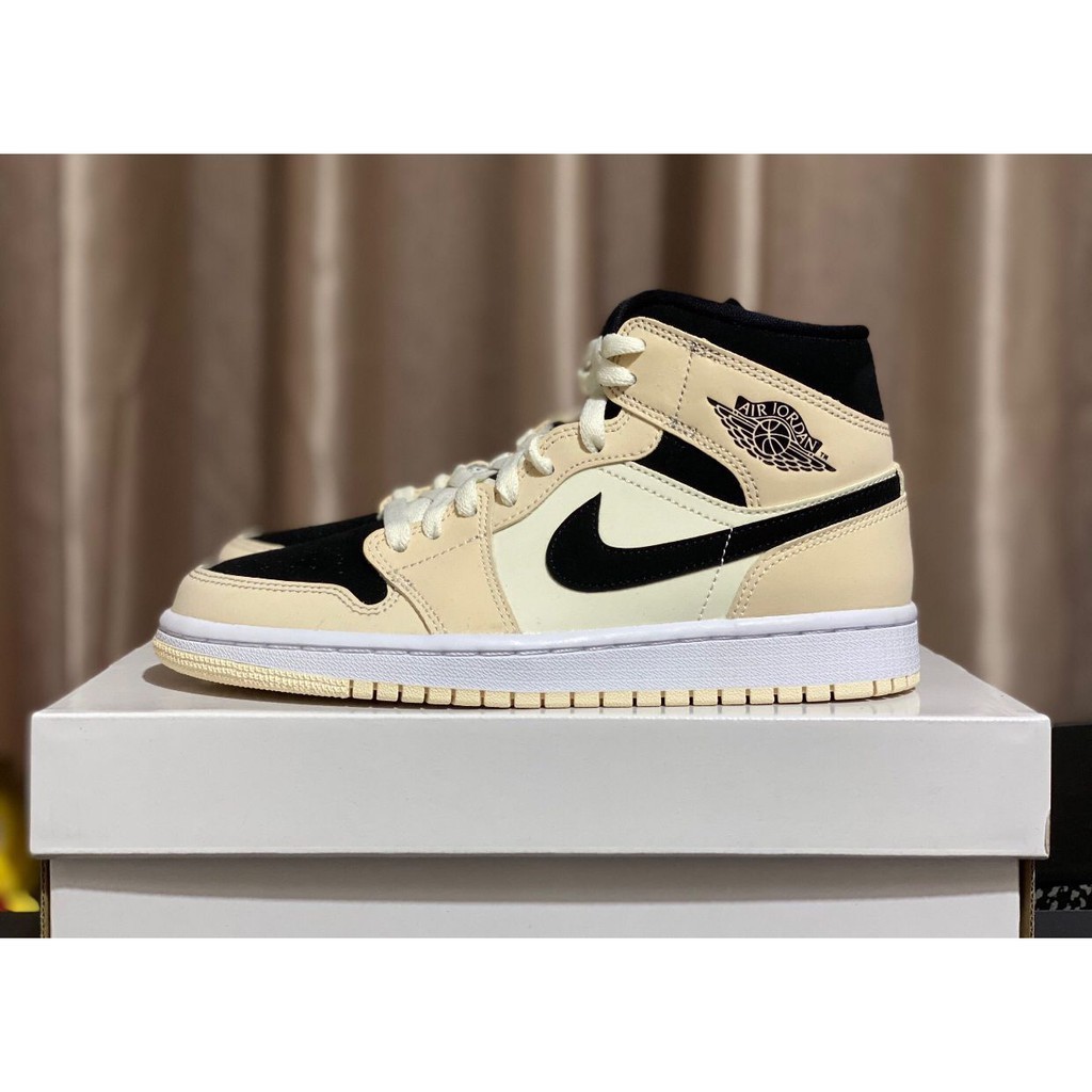日韓現貨 Air Jordan 1 Mid “Barely Orange” 奶茶 運動鞋 籃球鞋 BQ6472-800 | 蝦皮購物