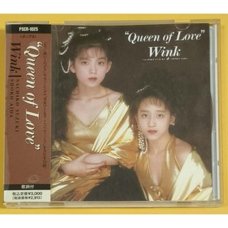 Wink 1991年發行 日本盤 專輯 附外盒 Queen of Love | 蝦皮購物