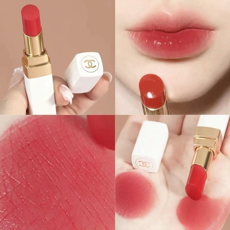 原裝 CHANEL 香奈兒 白coco口紅 coco持色潤唇膏 白管唇膏1.5g #914 專櫃試色 非分裝 | 蝦皮購物