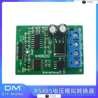 2CH DAC模塊0-5V 0-10V PWM電壓模擬轉換器RS485 Modbus RTU板12Vphngtrangm | 蝦皮購物