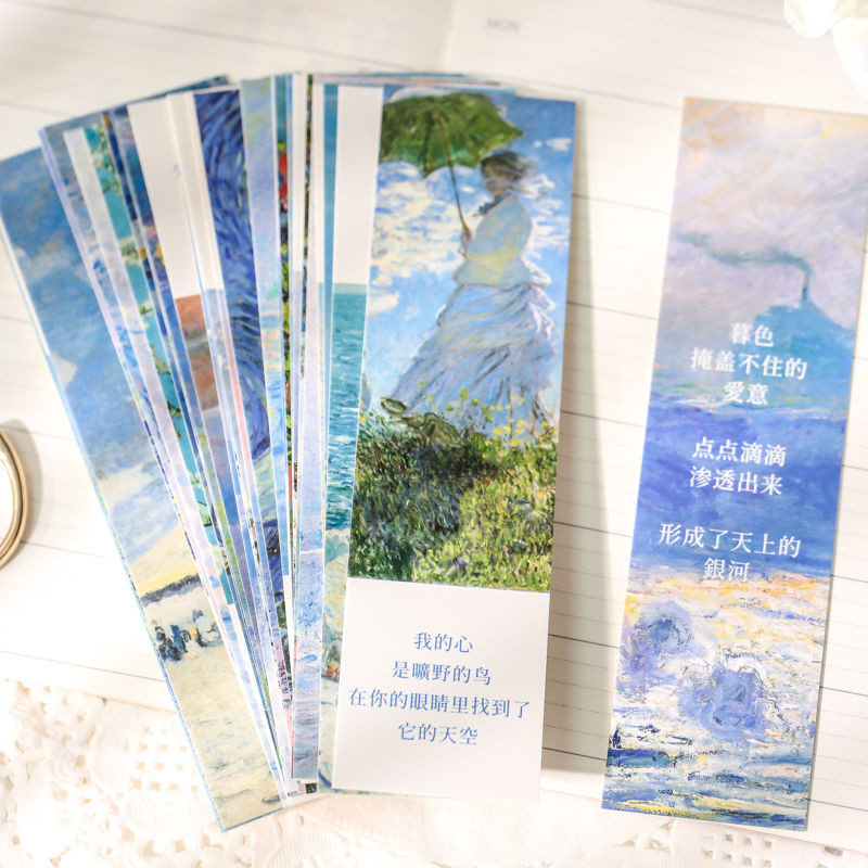 30 pcs/1 lot Warm series Paper bookmarks bookmarks for books | 蝦皮購物