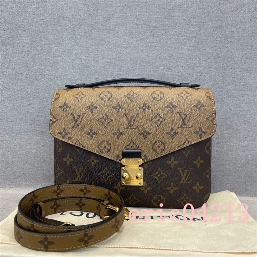 【法國二手】 LV 路易威登 POCHETTE METIS M44876拼色郵差包 肩背包 斜背包 學院包 現貨 | 蝦皮購物