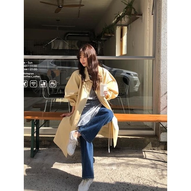 【Codibook】韓國 From Beginning 風衣大衣[預購]女裝 | 蝦皮購物