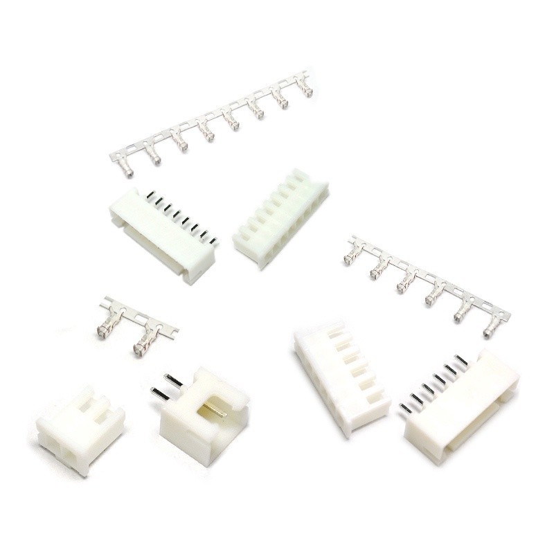 台灣出貨XH2.54 MM接插件連接器插頭+直針插座+端子2p 3 4 5 6 8 10-20P Risym | 蝦皮購物