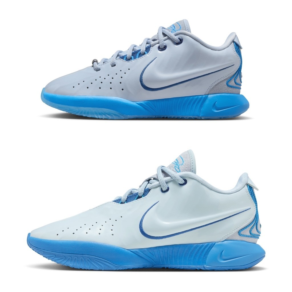 NIKE LEBRON XXI 灰藍 籃球鞋 大童鞋 女鞋 男鞋 FV1210-400 FQ4146-400 | 蝦皮購物