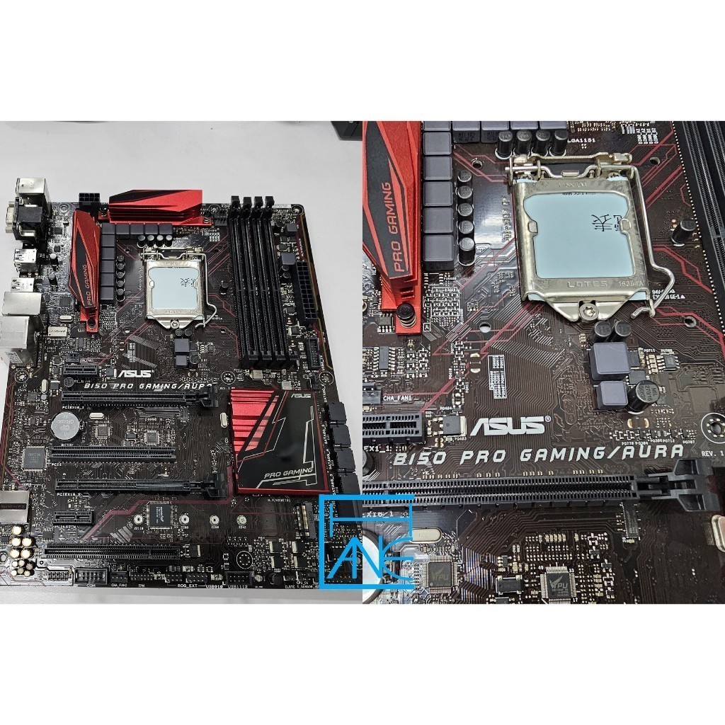 大胖電腦 】華碩 B150 PRO GAMING/AURA主機板/無擋板/1151/D4/保固30天/實體門市 | 蝦皮購物