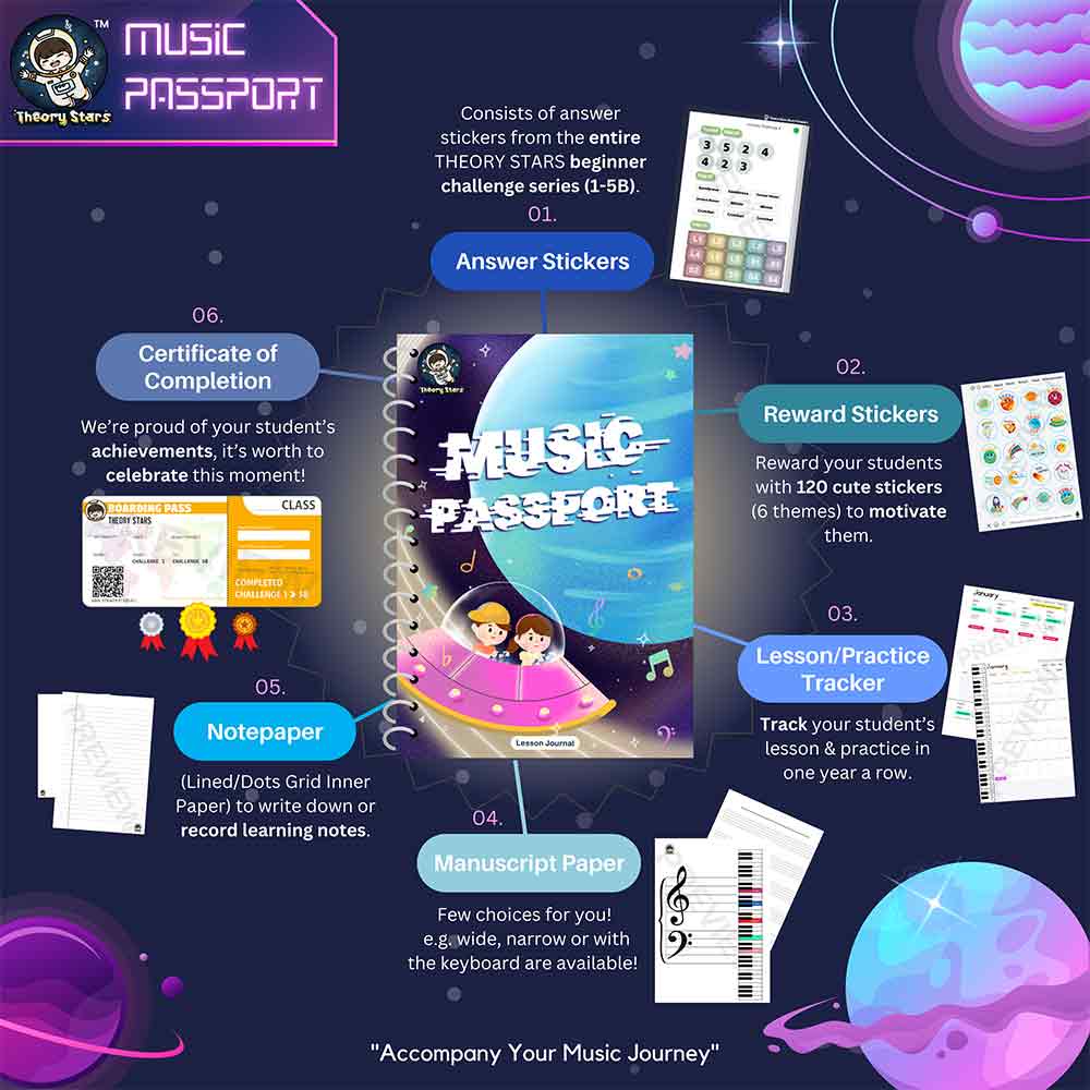 【大鴻音樂圖書】Theory Stars - Music Passport | 蝦皮購物