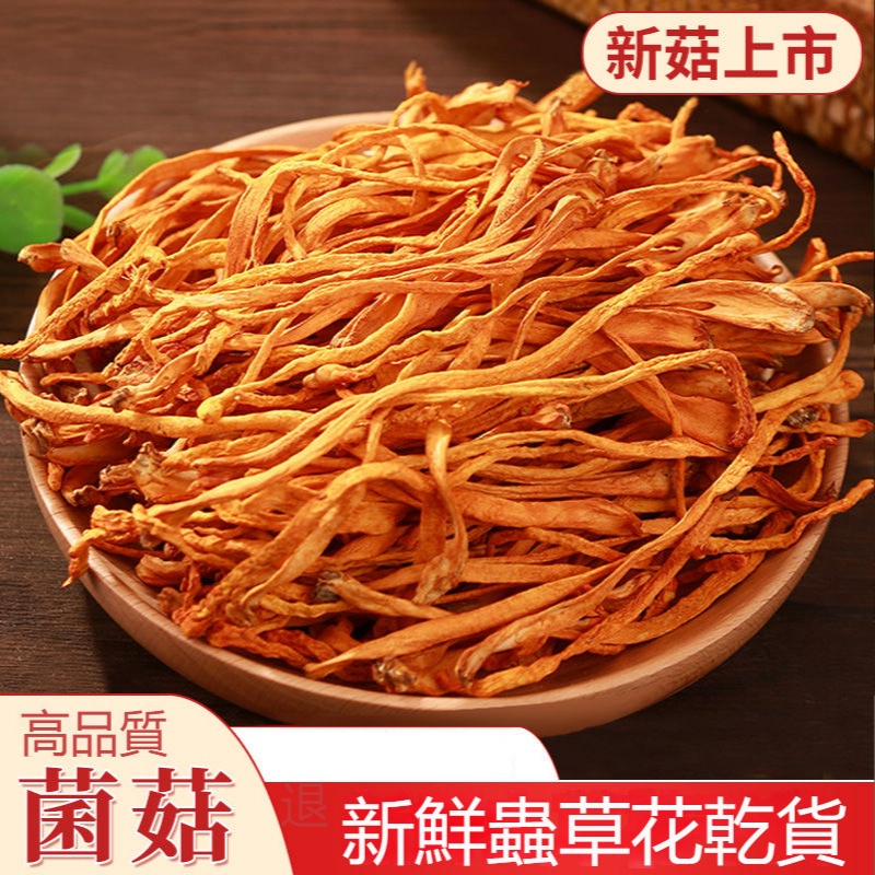 小求精品店蟲草花 幹貨500g 蟲草菇 農傢新貨孢子頭蟲草花批髮菌菇非凈重毛重250g | 蝦皮購物