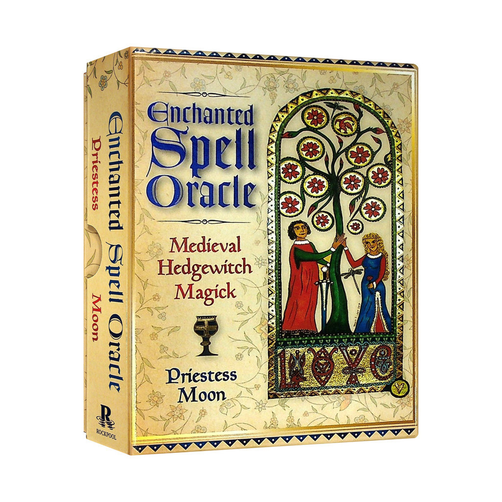 魔幻咒術占卜牌,贈中文翻譯｜Enchanted Spell Oracle｜36張牌卡，充滿植物資訊和廚房魔法【左西】 | 蝦皮購物