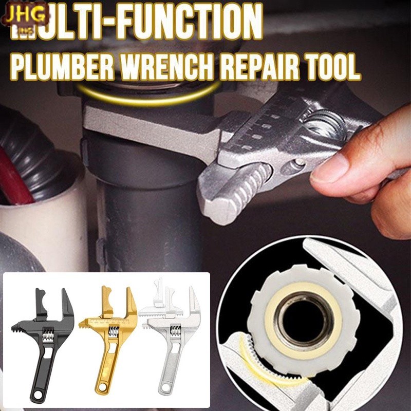 丸子精選Multi-Function Plumber Wrench Repair Tool Adjustable Wre | 蝦皮購物