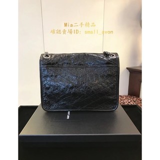 Mia二手 SAINT LAURENT 聖羅蘭 YSL 633158 NIKI 中號 28CM 銀鏈 郵差包 流浪包 | 蝦皮購物