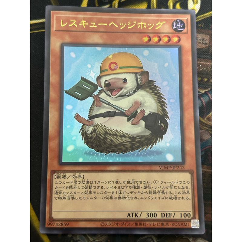 現貨 有點名 遊戲王 日紙 VJMP-JP242 救援刺蝟 金亮 | 蝦皮購物