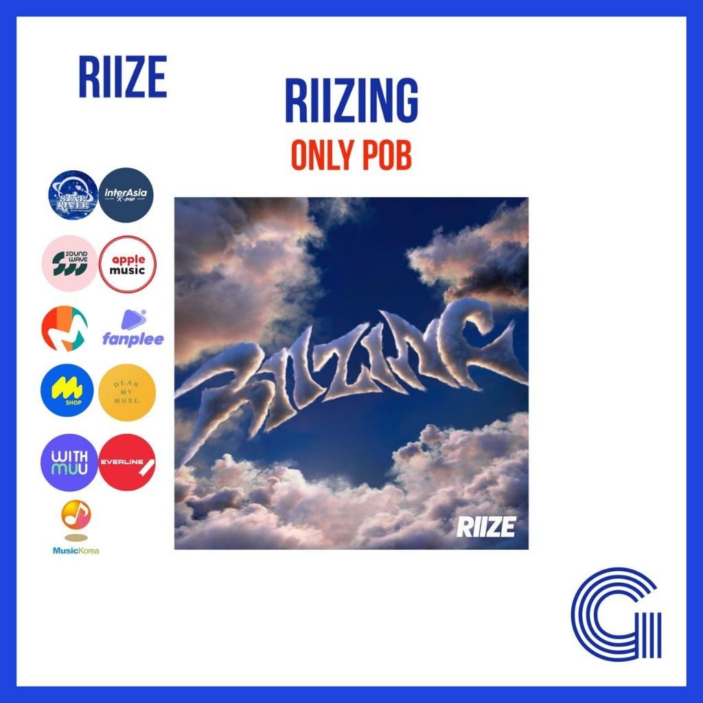 [ONLY Pob] RIIZE - 1st Mini Album:RIIZING [沒有專輯] | 蝦皮購物