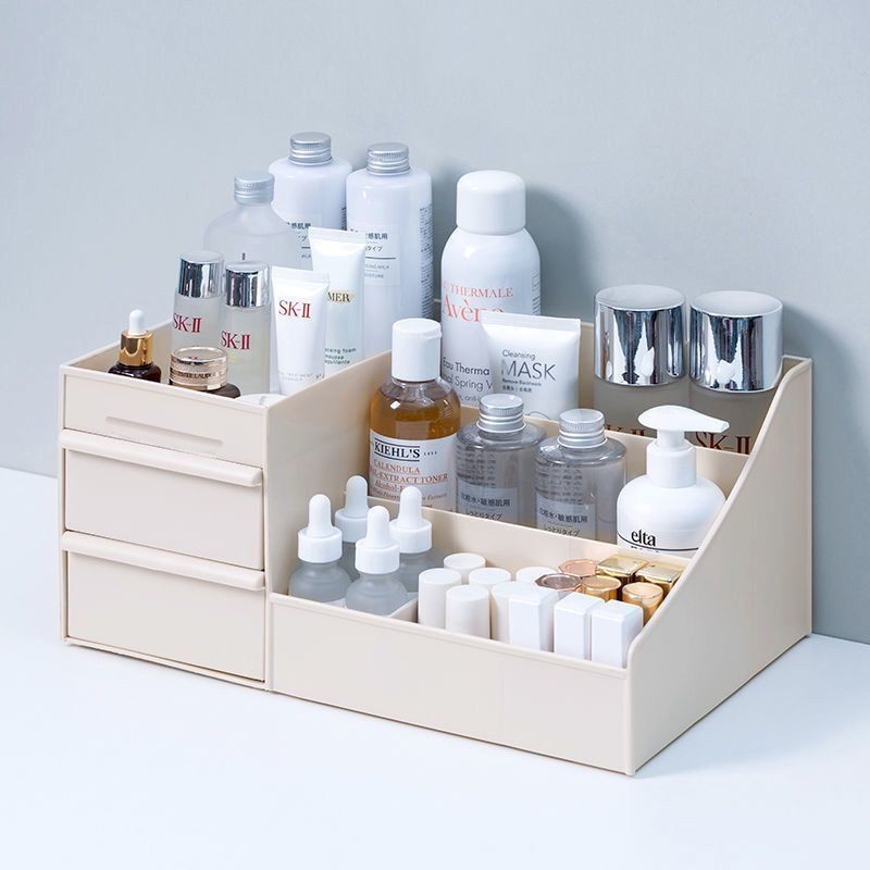 Plastic Cosmetic Storage Box Makeup Organizers Drawer Contai | 蝦皮購物