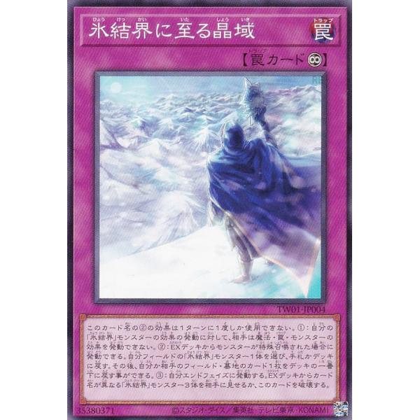 【卡の家】 遊戲王 TW01-JP004 到達冰結界的晶域 (普卡/普鑽) | 蝦皮購物