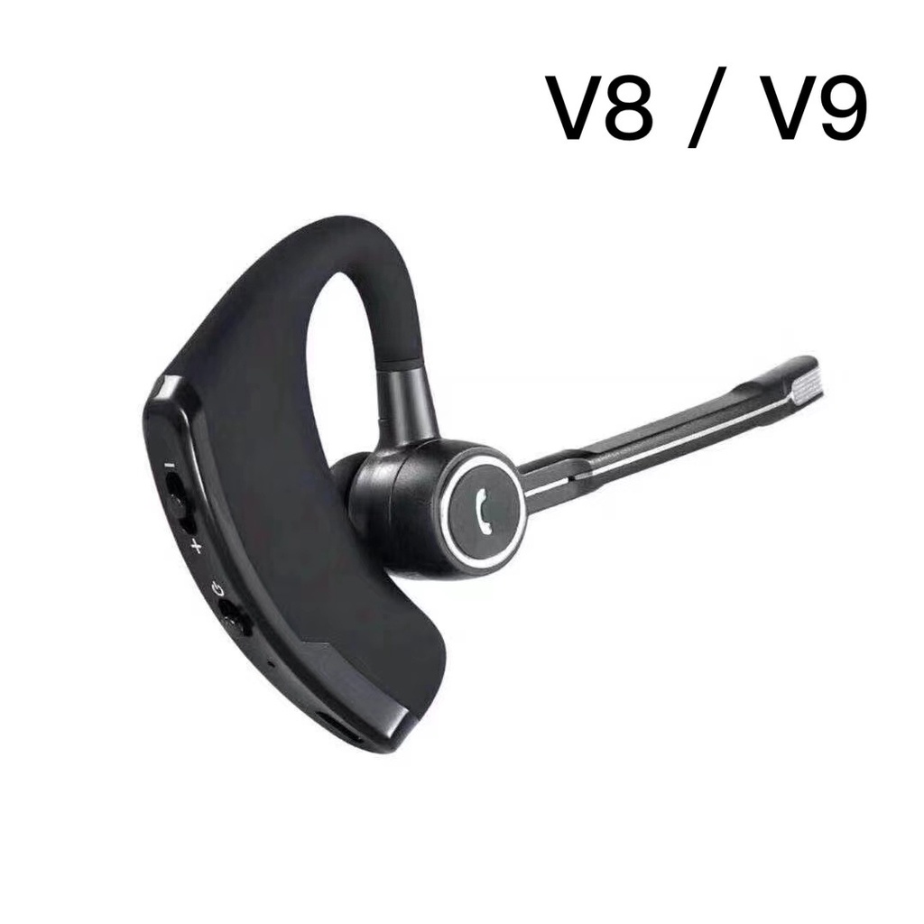 【限時下殺】V8 商務立體聲傳奇V9藍牙耳機 語音報號 無綫車載耳機降噪數顯V8S | 蝦皮購物