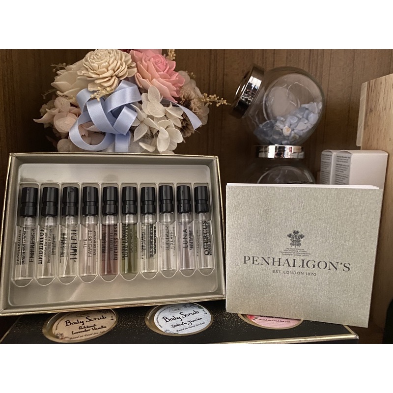 【近全新】PENHALIGON'S SCENT LIBRARY 潘海利根香水圖書館禮盒 | 蝦皮購物