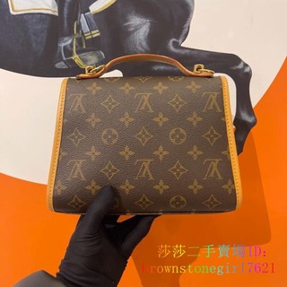 現貨二手 LV 路易威登 IVY 系列 經典老花 復古翻蓋 郵差包 手提包 單肩包 斜挎包 M44919 女款 棕色 | 蝦皮購物