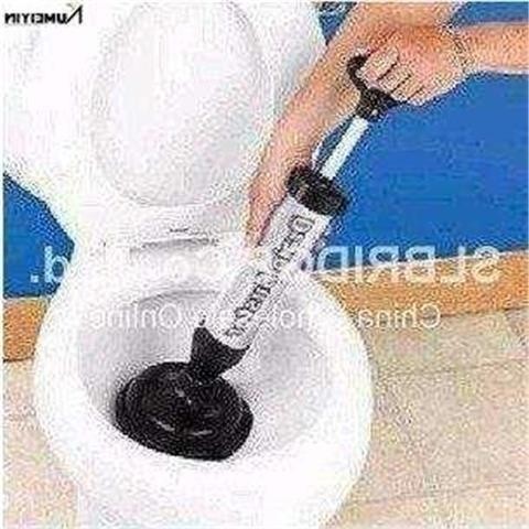 -manual hand power pump drain buster cleaner toilet plunger | 蝦皮購物