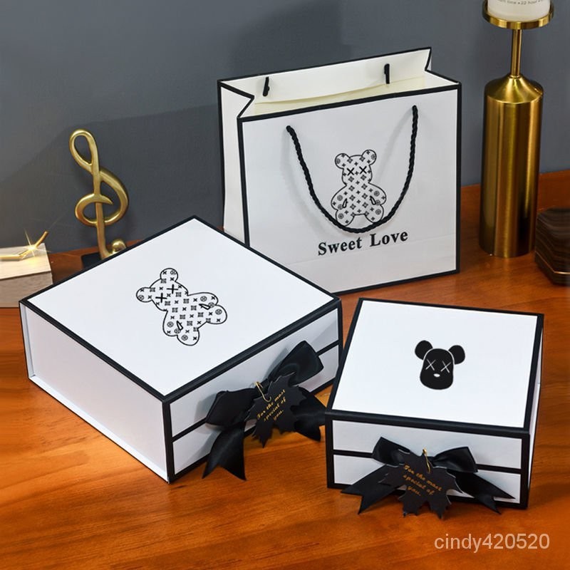 【臺灣-出貨】-ins風禮品盒創意大號精美高顔值送女友禮物盒網紅生日包裝空盒子 | 蝦皮購物