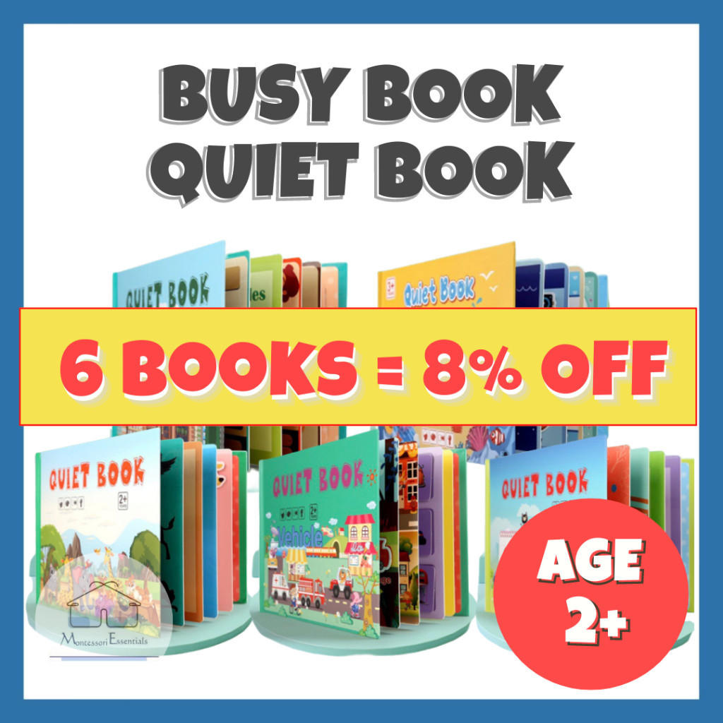 Busy Book Quiet Book Hands on Activity Hard Book Montessori | 蝦皮購物