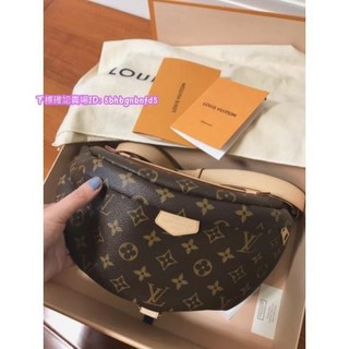 米娜正品 LV M43644 Bumbag Monogram 帆布 腰包 斜揹包 胸口包 全新 | 蝦皮購物