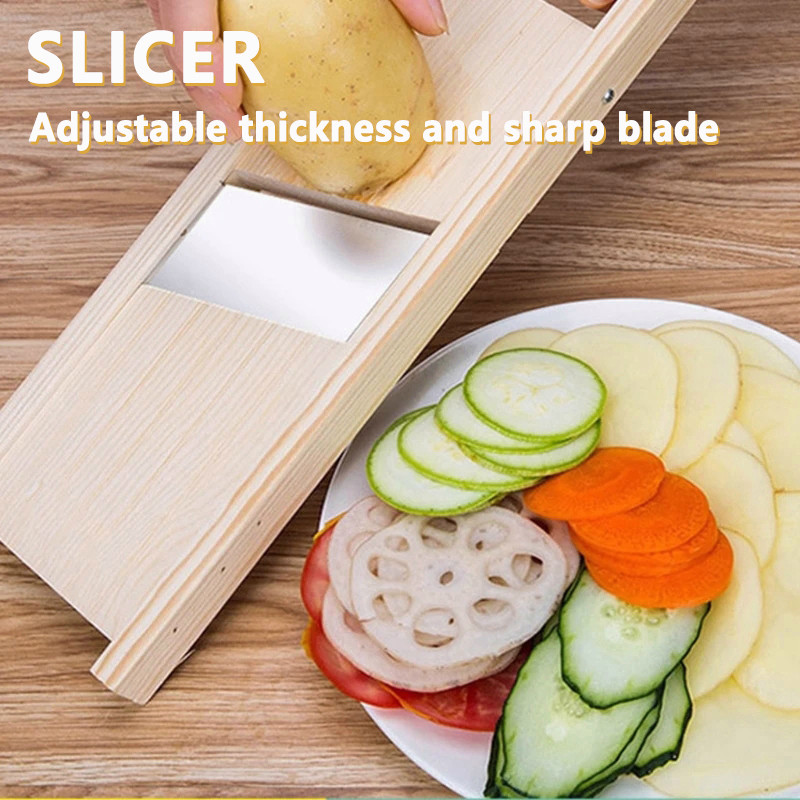Potato Slicer Vegetable Cutter Chopper Mandoline Carrot Cucu | 蝦皮購物