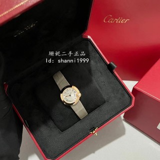 珊妮二手 Cartier 卡地亞 白氣球 26mm 鑽石 18K玫瑰金手錶 女士腕錶 石英錶 WGBL0004 現貨 | 蝦皮購物