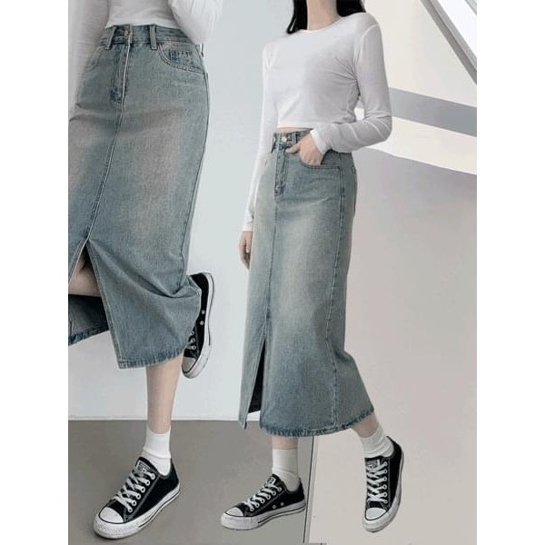 【Codibook】韓國 paknamae 牛仔裙裙子[預購]女裝 | 蝦皮購物