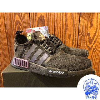 ADIDAS NMD R1 全黑 橘LOGO 反光 變色龍 FV8025 | 蝦皮購物
