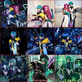 【熱賣COS】拉露恩cos 伊澤瑞爾cos 英雄聯盟LOL心之鋼男團cos EZ永恩 厄斐琉斯cosplay服裝 | 蝦皮購物