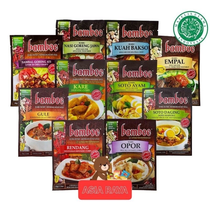 BAMBOE ANEKA BUMBU MASAK INSTANT 印尼調味包調理包 35g-69g | 蝦皮購物
