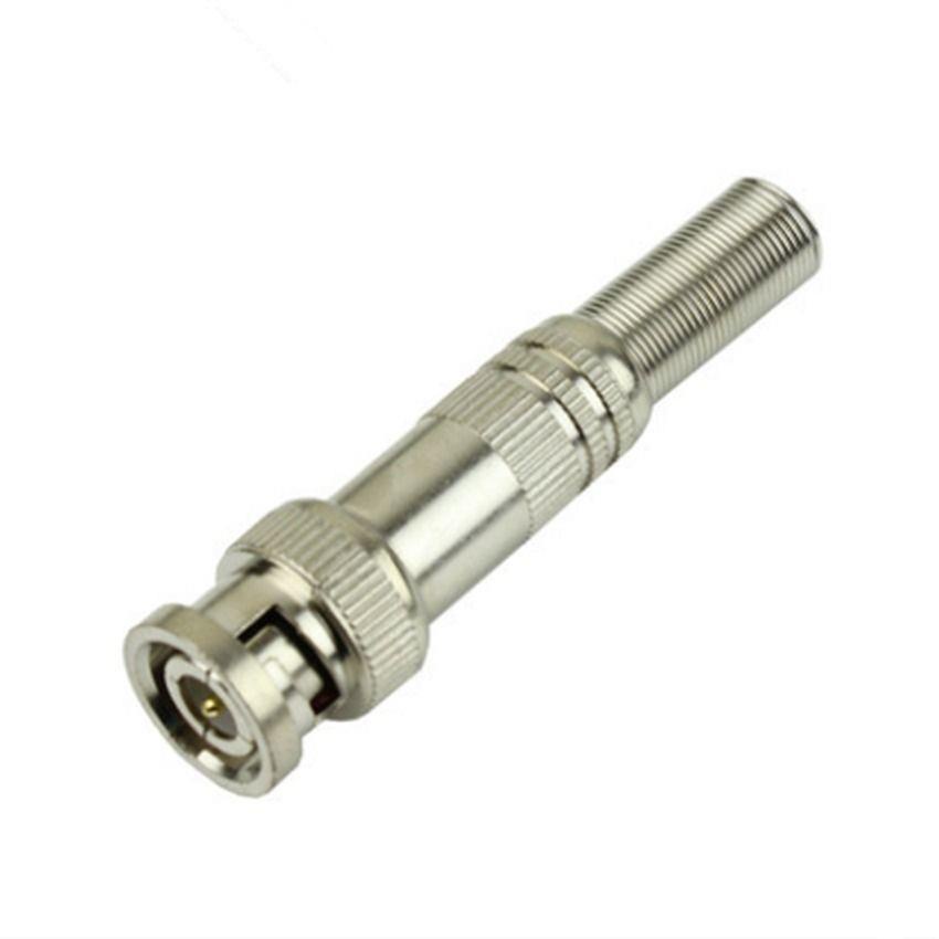 包郵10個免焊BNC接頭 監控攝像頭75-3-5頻道線接頭Q9公頭芯對接 | 蝦皮購物