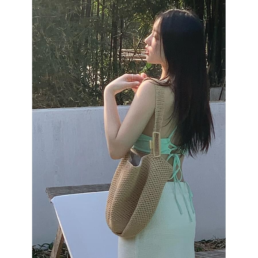 【Codibook】韓國 WONLOG 我的針織包[預購]肩背包 托特包 女裝 | 蝦皮購物