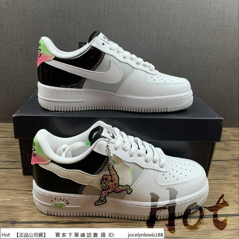 Hot Nike Air Force 1 Low Ghost Swoosh 白灰黑 空軍 男女款 DV1229-111 | 蝦皮購物