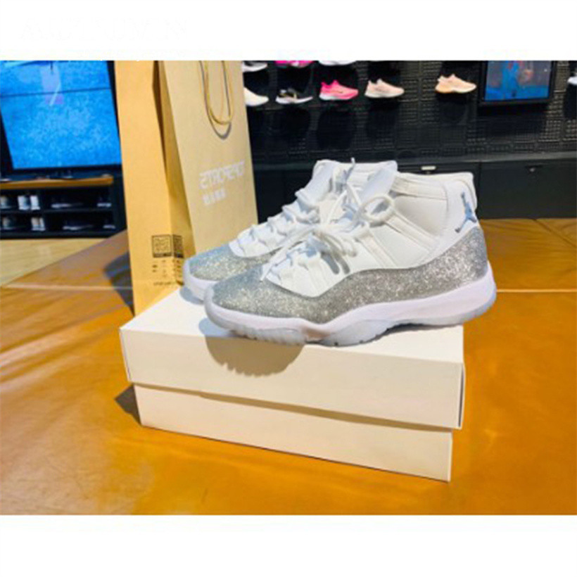附發票 Nike Air Jordan 11 Aj11 Metallic Silive Ar0715-100 閃粉 女 | 蝦皮購物