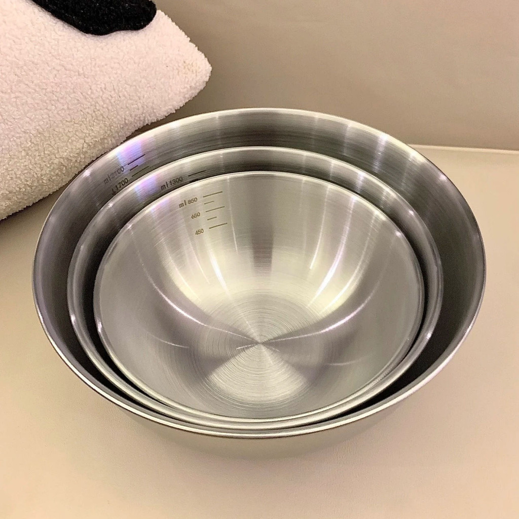 🔥臺灣出貨24H🔥特價處理316不銹鋼料理盆碗打蛋和麵沙拉冷麵涼拌水果烘焙傢用碗hhfoof | 蝦皮購物