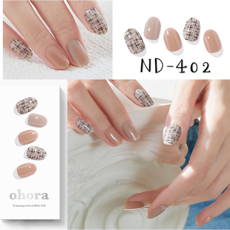 Ohora韓國凝膠美甲貼紙 2024熱賣款 新款指甲貼 美甲貼 DIY 凝膠光療貼紙 | 蝦皮購物