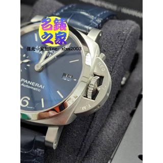 Panerai 沛那海 Luminor 3日鍊 PAM1393 42MM 藍面 三明治 22年 Pam1313 | 蝦皮購物