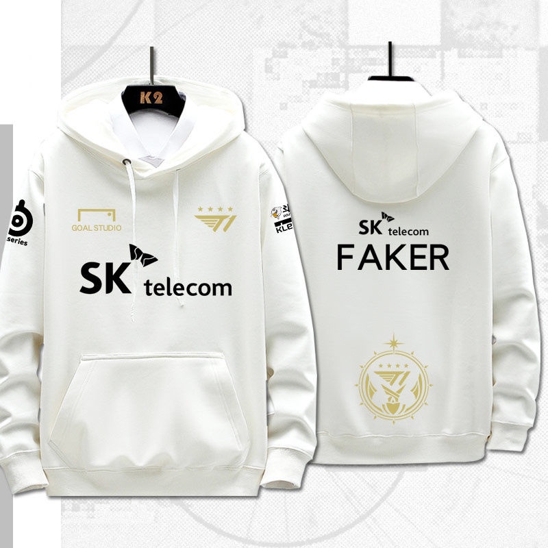 S13總決賽冠軍LCK T1戰隊四星紀念隊服外套faker男女連帽加絨帽T 衛衣 | 蝦皮購物