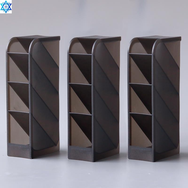 Slant insert type pen holder stationery box desktop student | 蝦皮購物