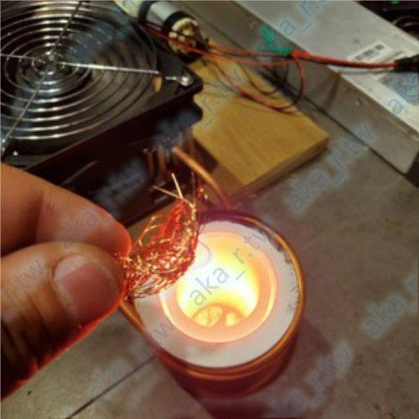 ZVS高頻感應加熱2500W大功率融金銀銅鋁電加熱電感應加熱器燒鐵暢銷無憂lo; | 蝦皮購物